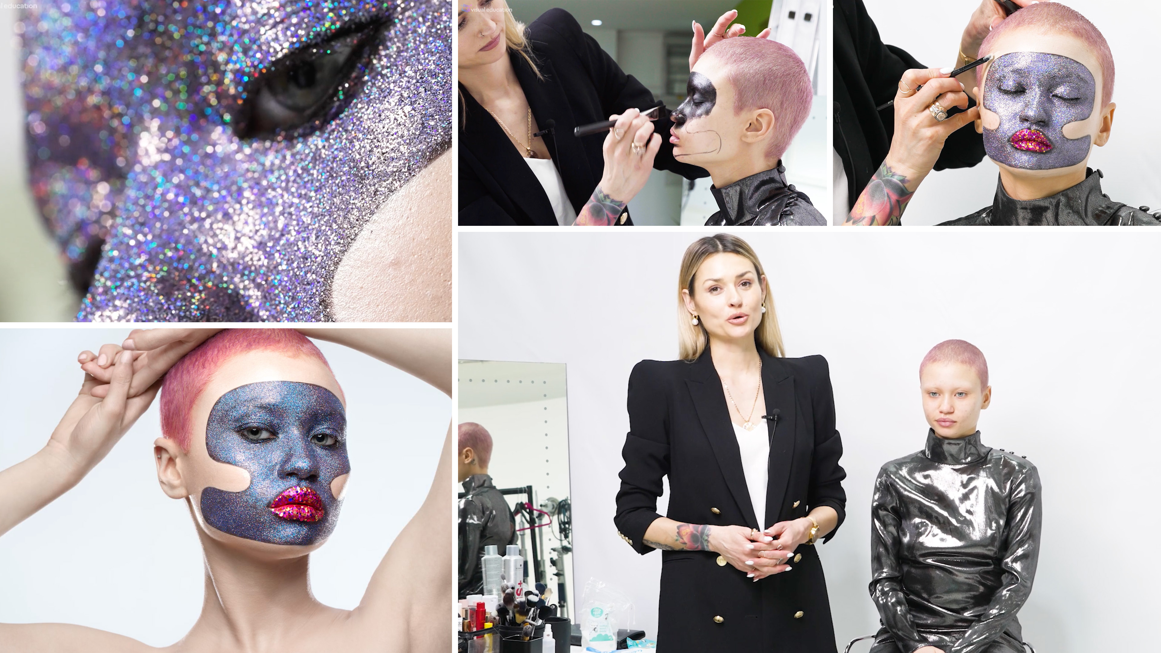 Creative Glitter Mask | Visual Education