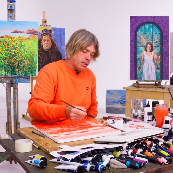 Acrylic Painting with a Single Colour - Part 1 | Visual Education